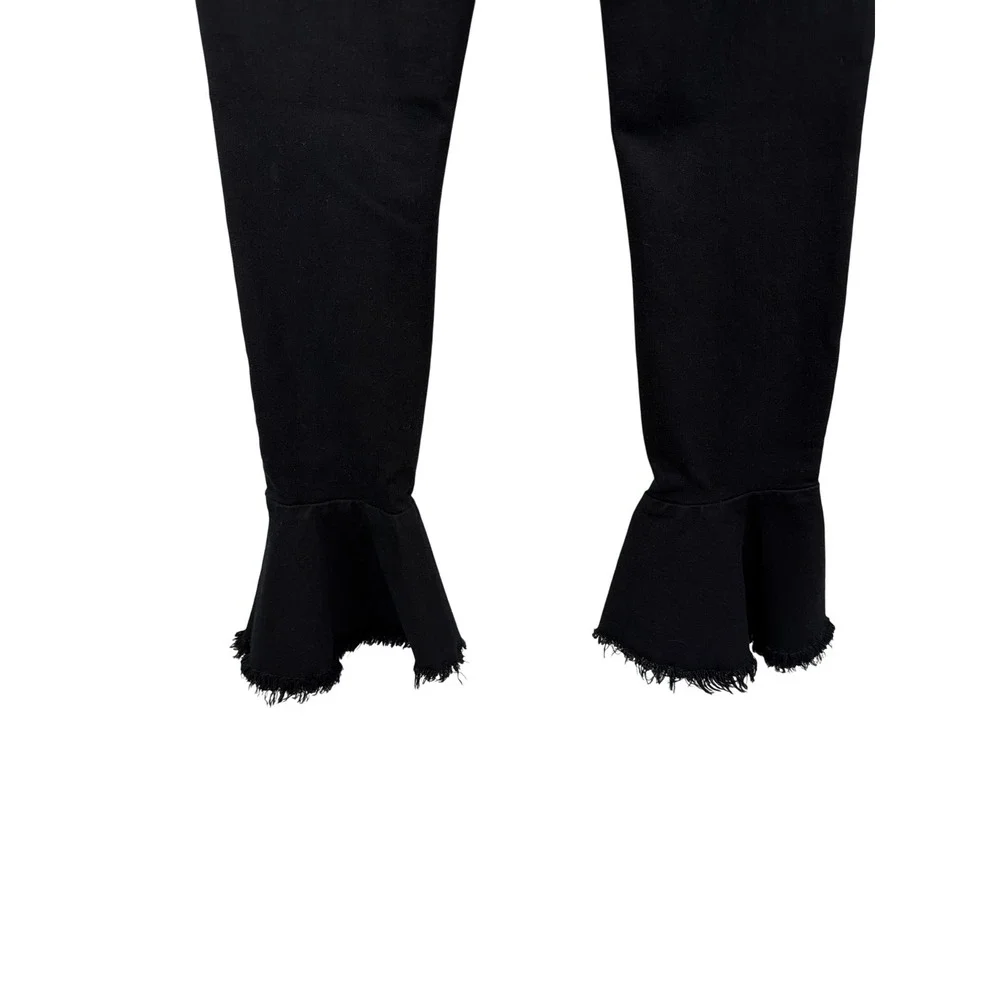 Frame Denim | Jeans | Frame Le Skinny De Jeanne Film Noir Black Ruffle ...